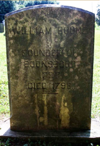 William Boone Gravesite | Boonsboro Historical Society