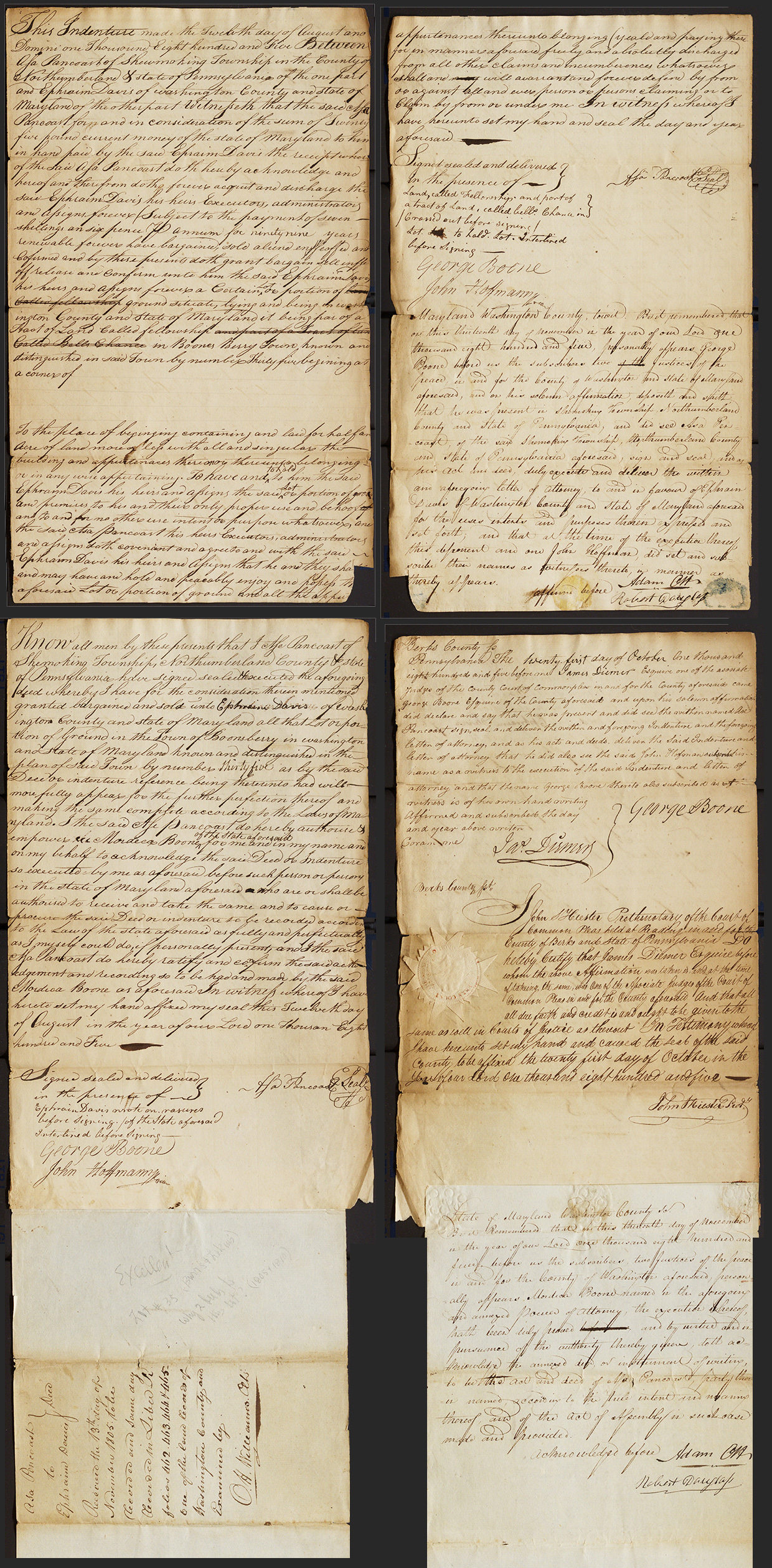 Pass It On Historical Documents | Boonsboro Historical Society